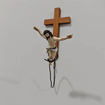 Bungee Jumping Jesus Easter Atmosphere Decorative Ornaments Christ Fig